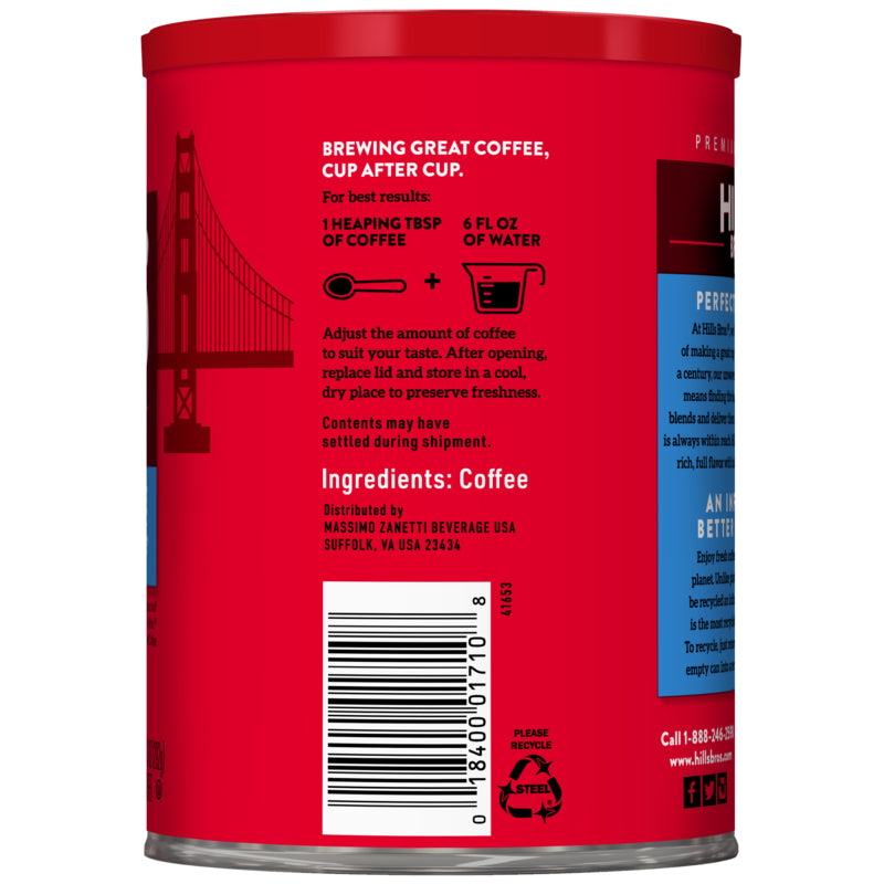 Perfect Balance - Medium Roast - Ground - Can – Hills Bros.® Coffee ...